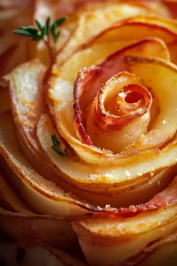 Crispy Potato Roses Recipe