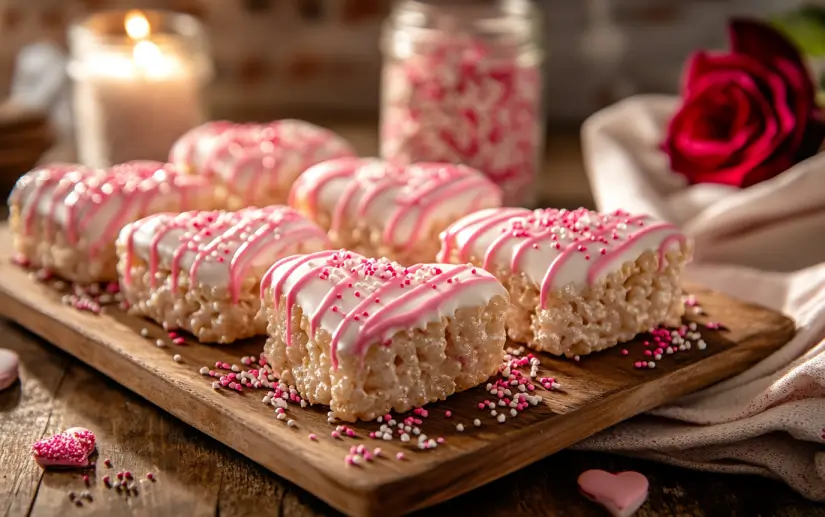 Valentine’s Rice Krispie Treats: A Sweet and Festive Delight