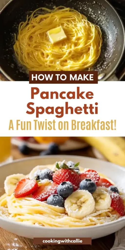 Pancake Spaghetti Recipe – A Fun Breakfast Twist