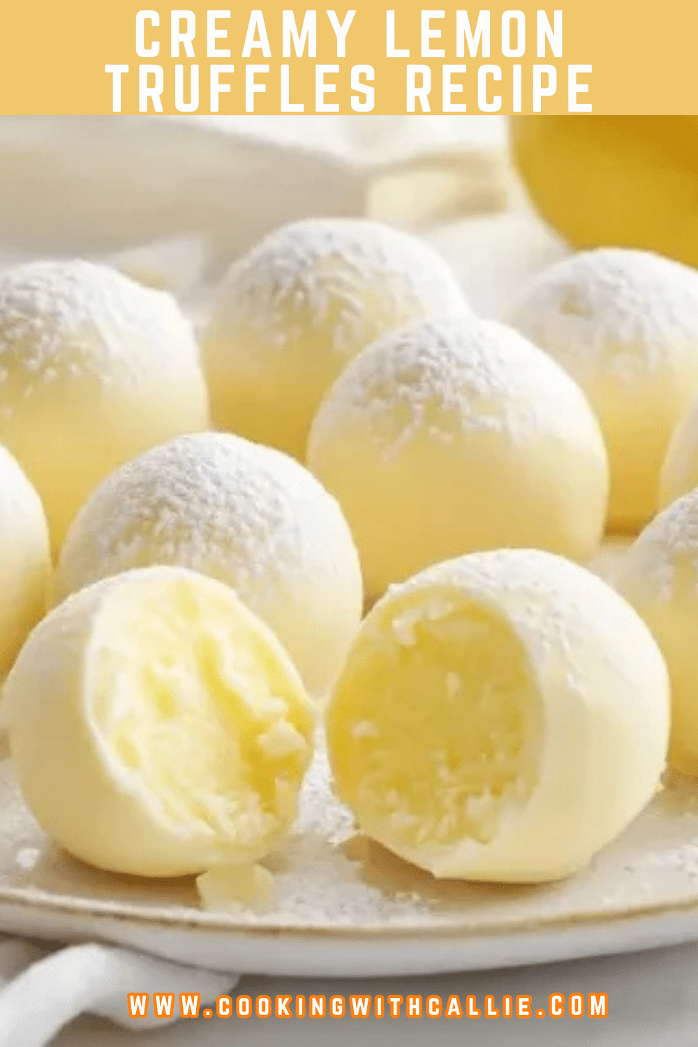 Creamy Lemon Truffles Recipe