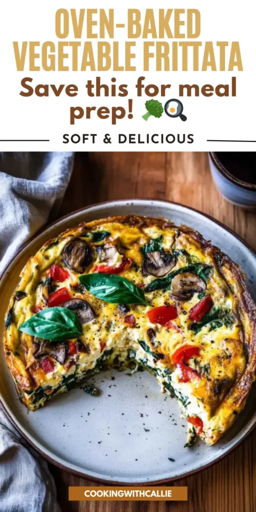 Vegetable Frittata Recipe (Oven-Baked & Easy!)