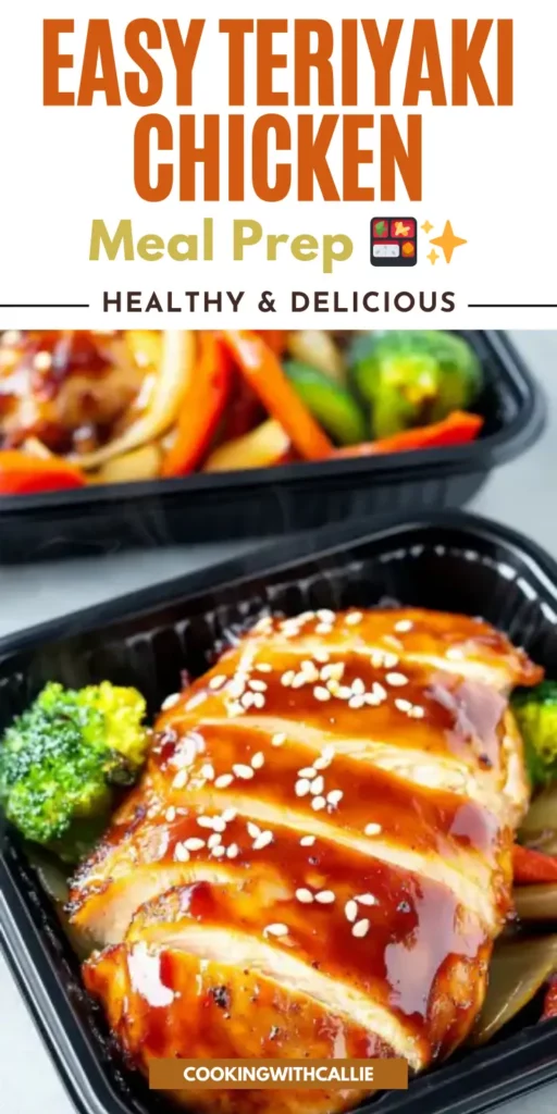 High-Protein Teriyaki Chicken Meal Prep – Easy & Delicious