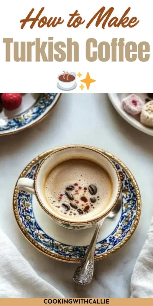 How to Make Turkish Coffee