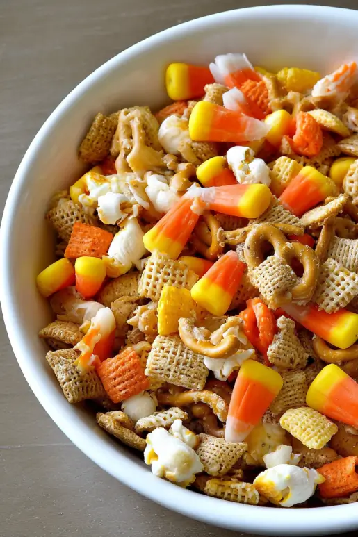 Witches Brew Snack Mix (A 5-Minute Halloween Snack You’ll Crave All Year)