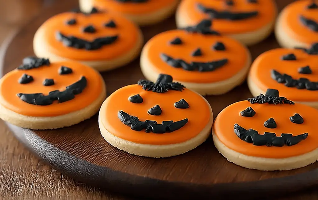 No-Bake Halloween Sugar Cookie Pumpkins (So Easy, It's Scary)